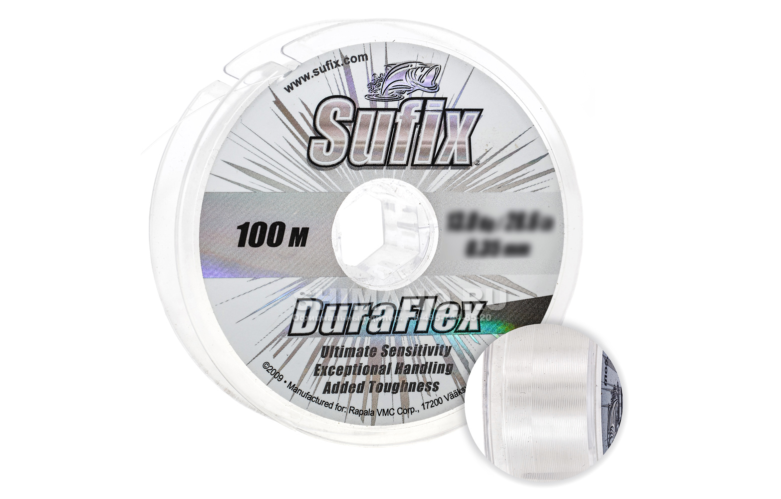 Купить Леска Sufix Duraflex 0,2мм. 4,5кг. 100м. /прозрачный в Москве в ...